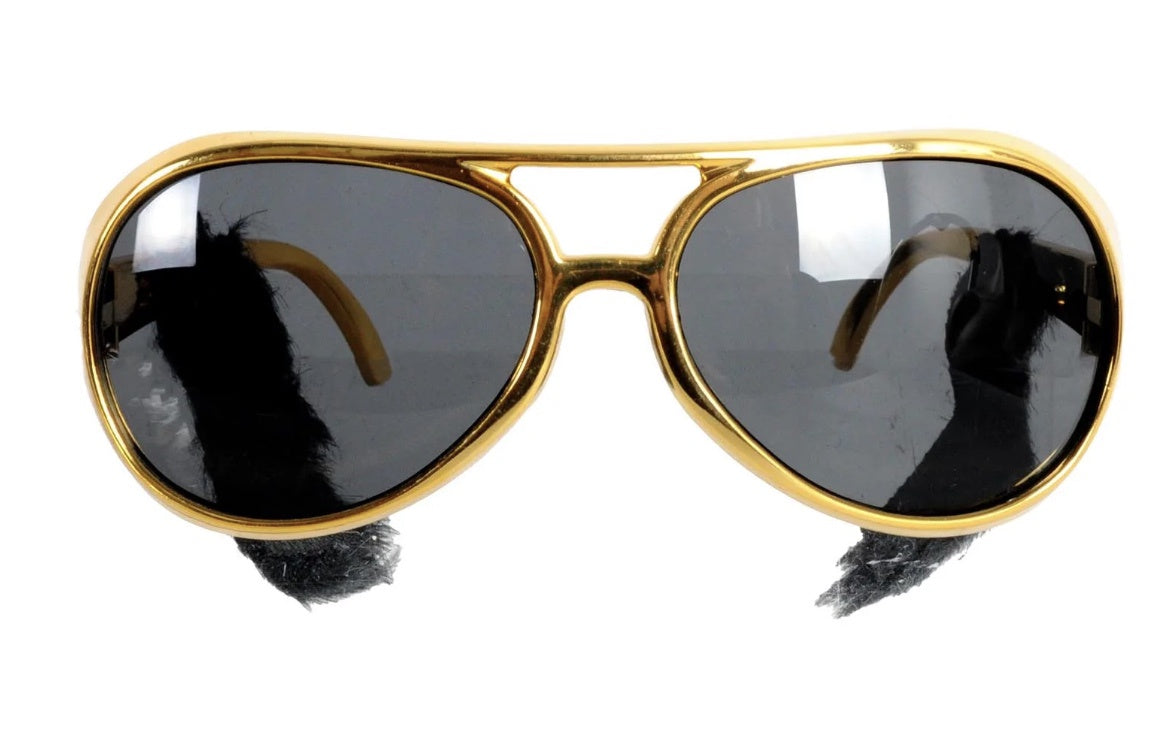 ELVIS PARTY GLASSES WITH SIDE BURNS