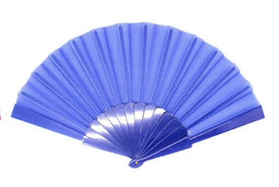 Small Plastic Fan (Blue)