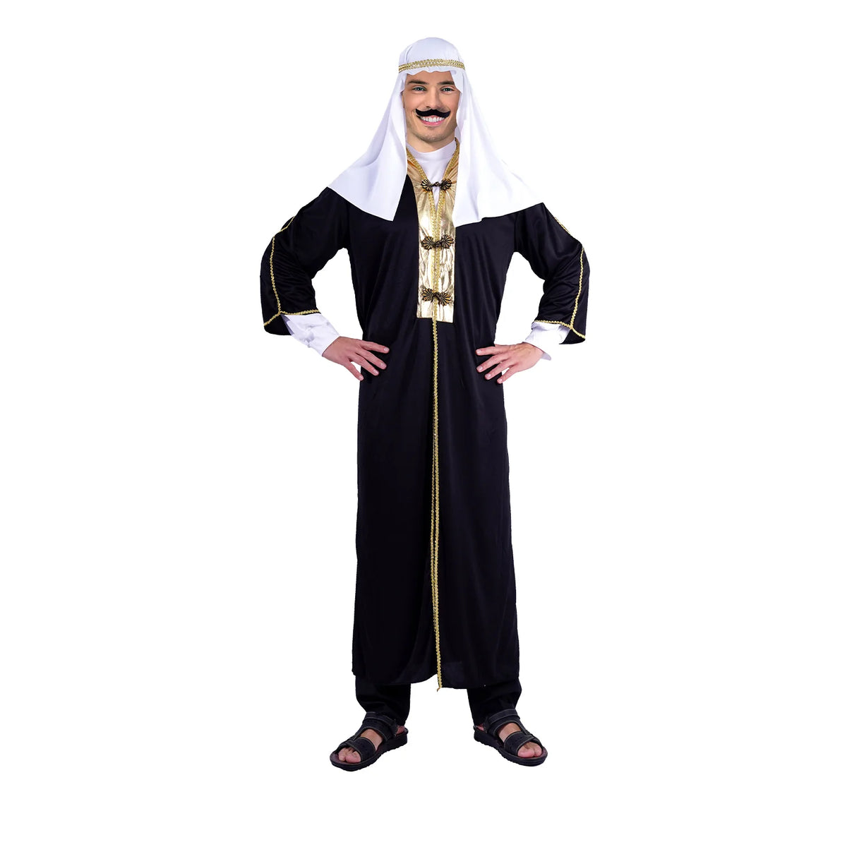 ADULT DELUXE ARABIAN SHEIK COSTUME -ONE SIZE