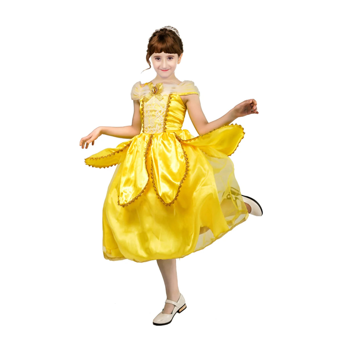 Children Yellow Princess Costume