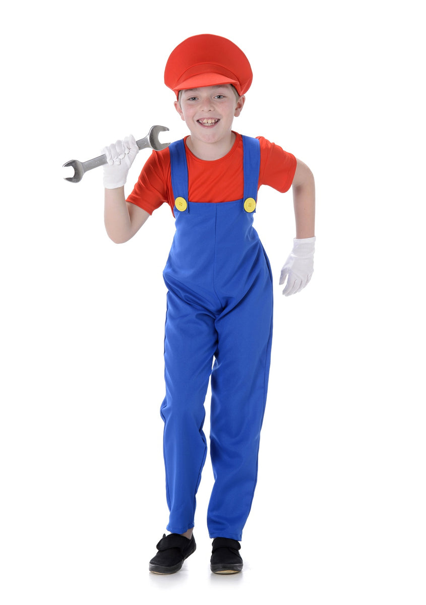 Kids Plumber Boy Costume