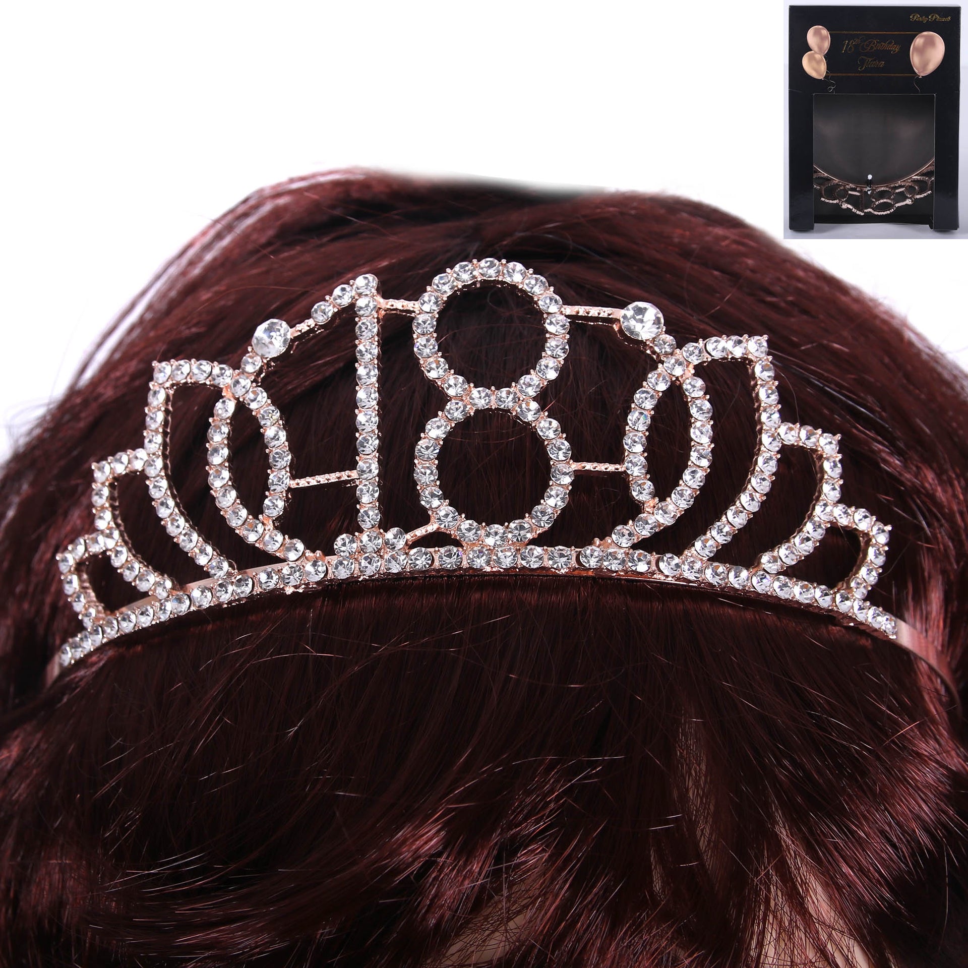 *18th Birthday Tiara-Rose Gold