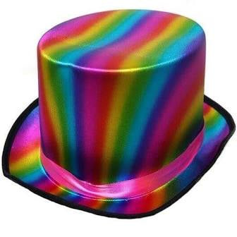 SHINY RAINBOW TOP HAT