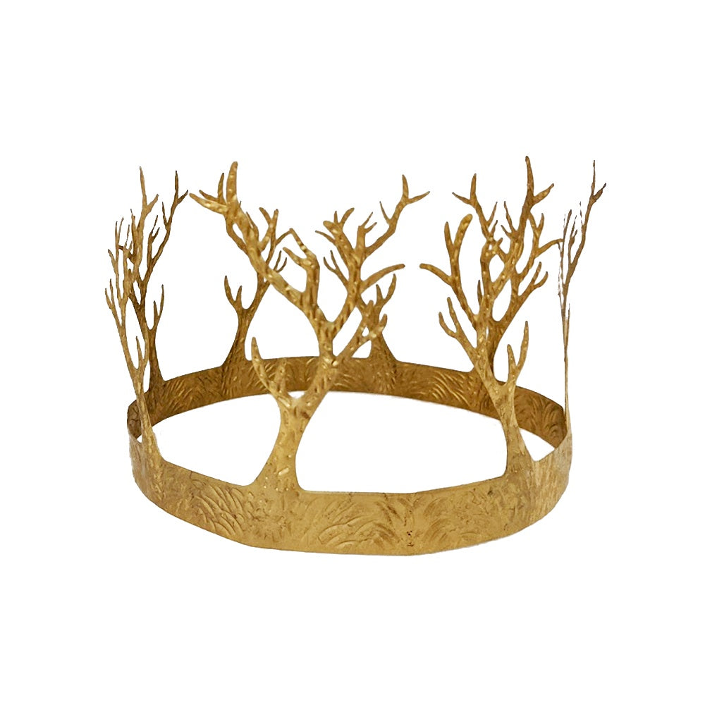GOLD WOODLAND THRONE CROWN