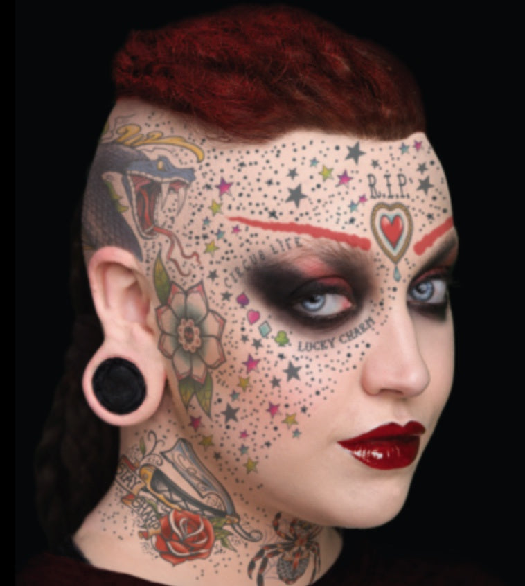 Black Label Latex Piercing Guage Ears