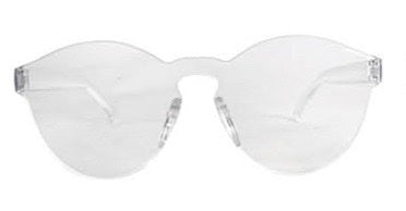 Party Glasses Perspex Wayfarer Clear