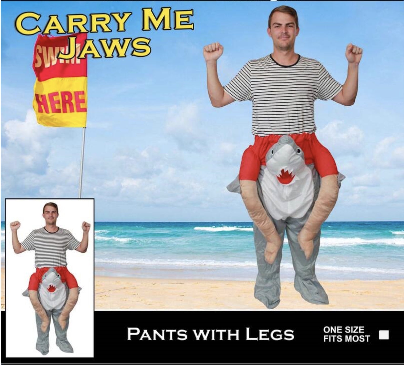 Adult Carry Me JAWS Costume