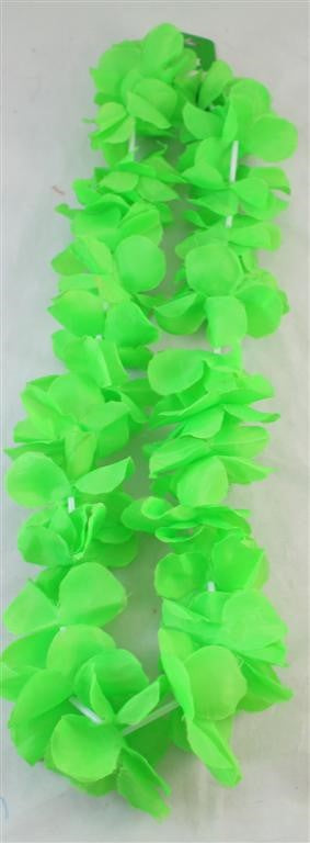Hawaiian Green Flower Lei | Party Land Online