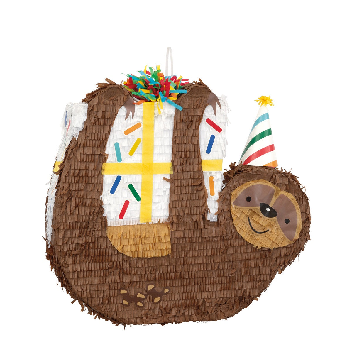 PINATA SLOTH 42CM H X 45.7CM (16.5" X 18")