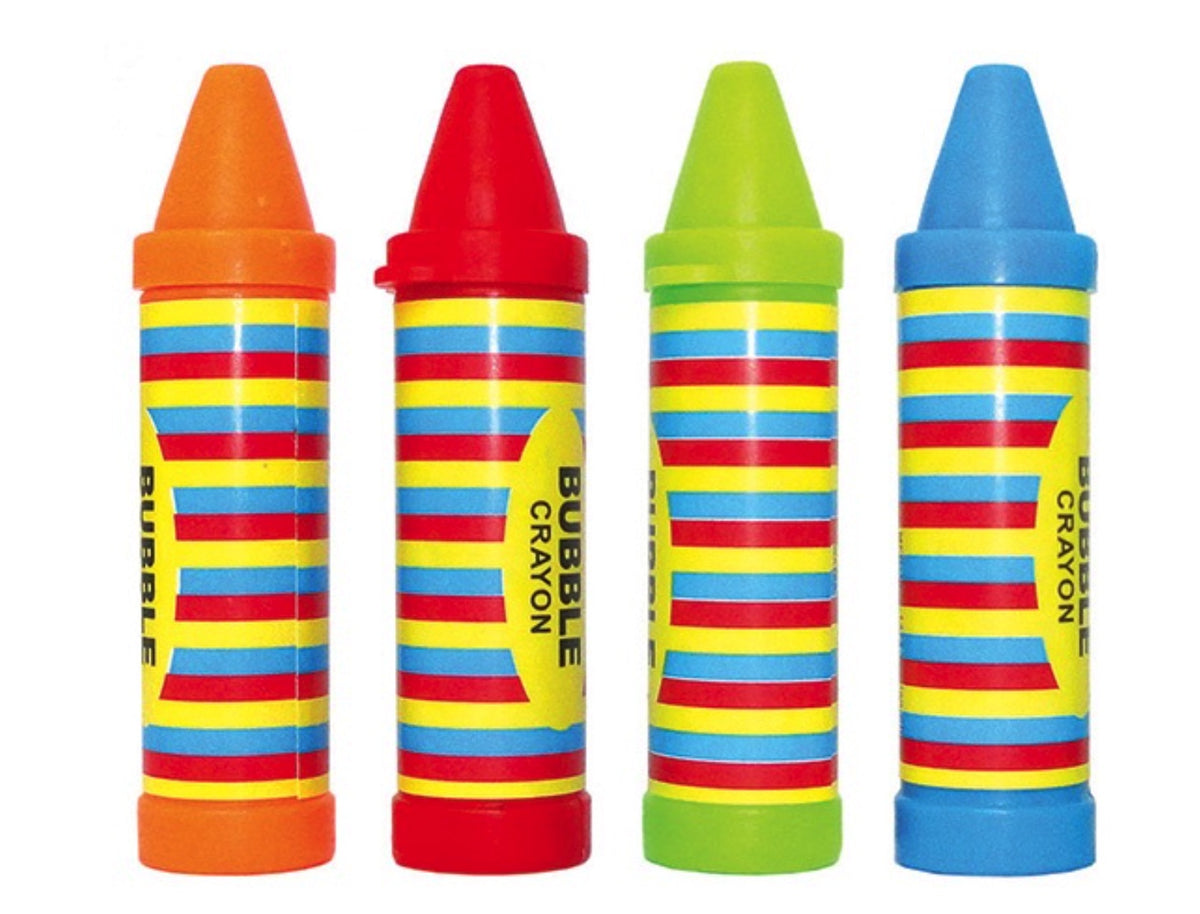 FAVOUR CRAYON BUBBLES 4PCS