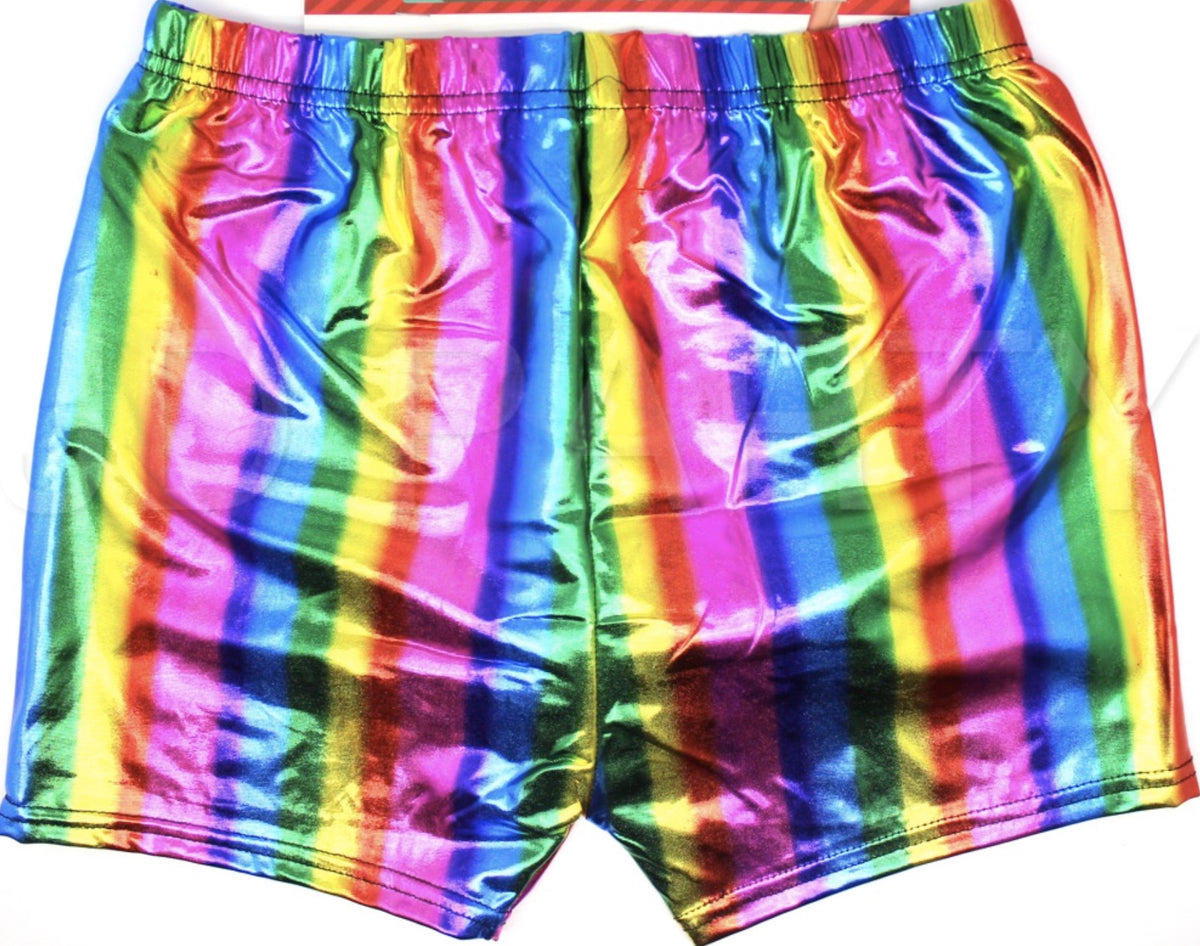 Metallic Shorts (Rainbow)
