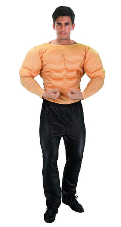 ADULT MUSCLE MAN COSTUME -ONE SIZE