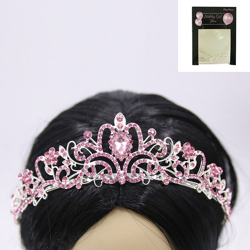 WOMANS PINK TIARA