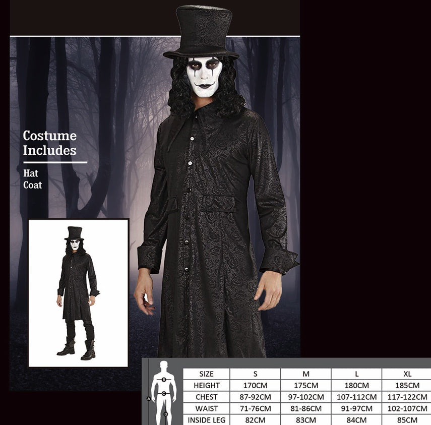 BLACK RAVEN COSTUME -LGE & X LGE