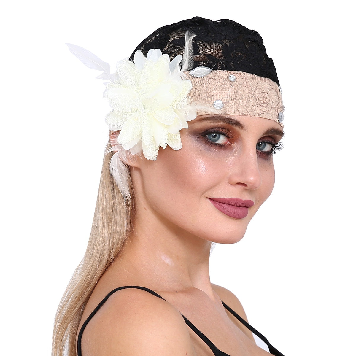 Golden 20s Flapper Headband