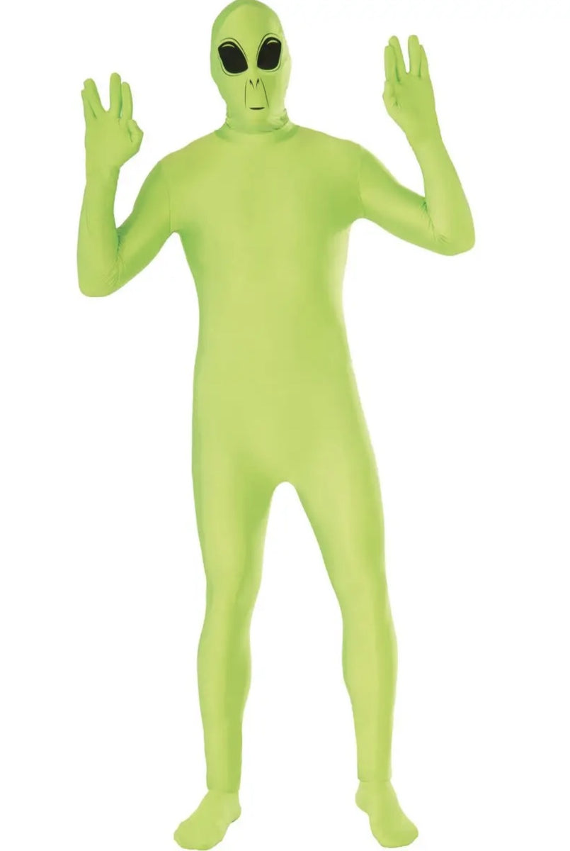 Alien Mens Skin Suit Costume