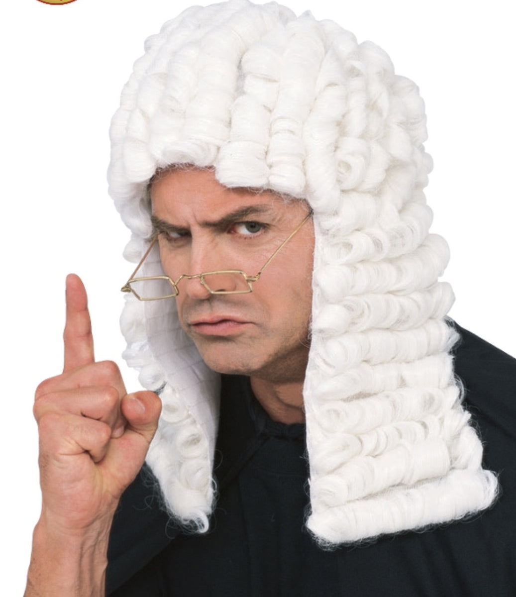 JUDGE WHITE WIG - ADULT