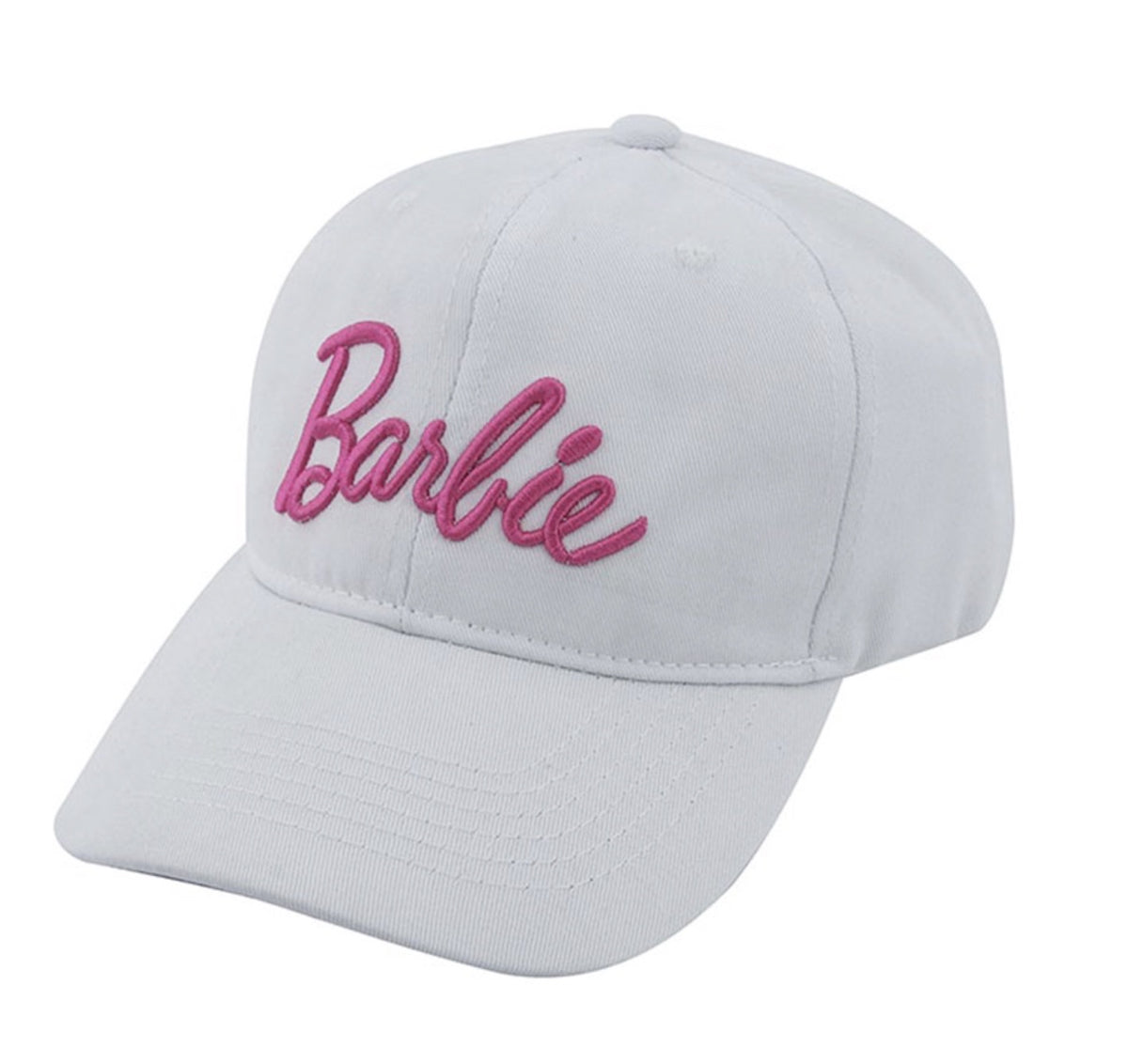 WHITE BARBIE BASEBALL CAP