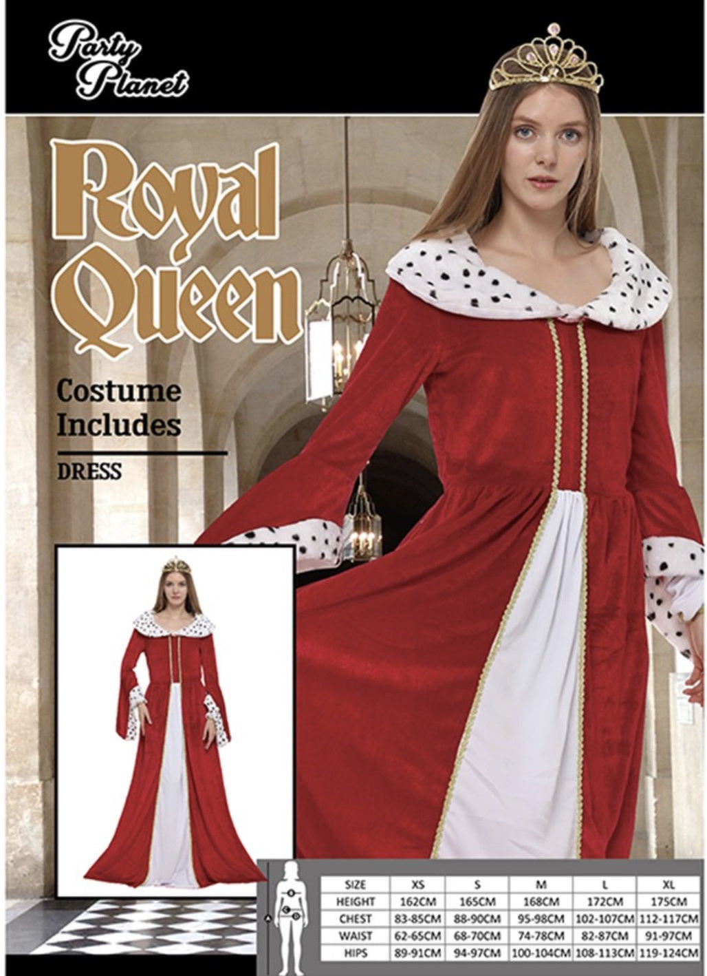 Royal Queen Dress Costume