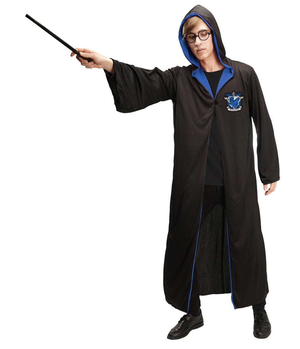 ADULT BLUE WIZARD COSTUME-One Size