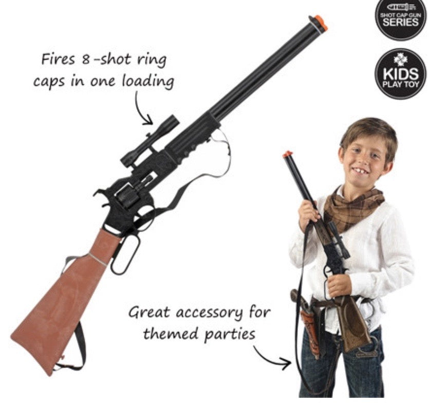 Western Rifle Cap Gun With Sight | Party Land Online