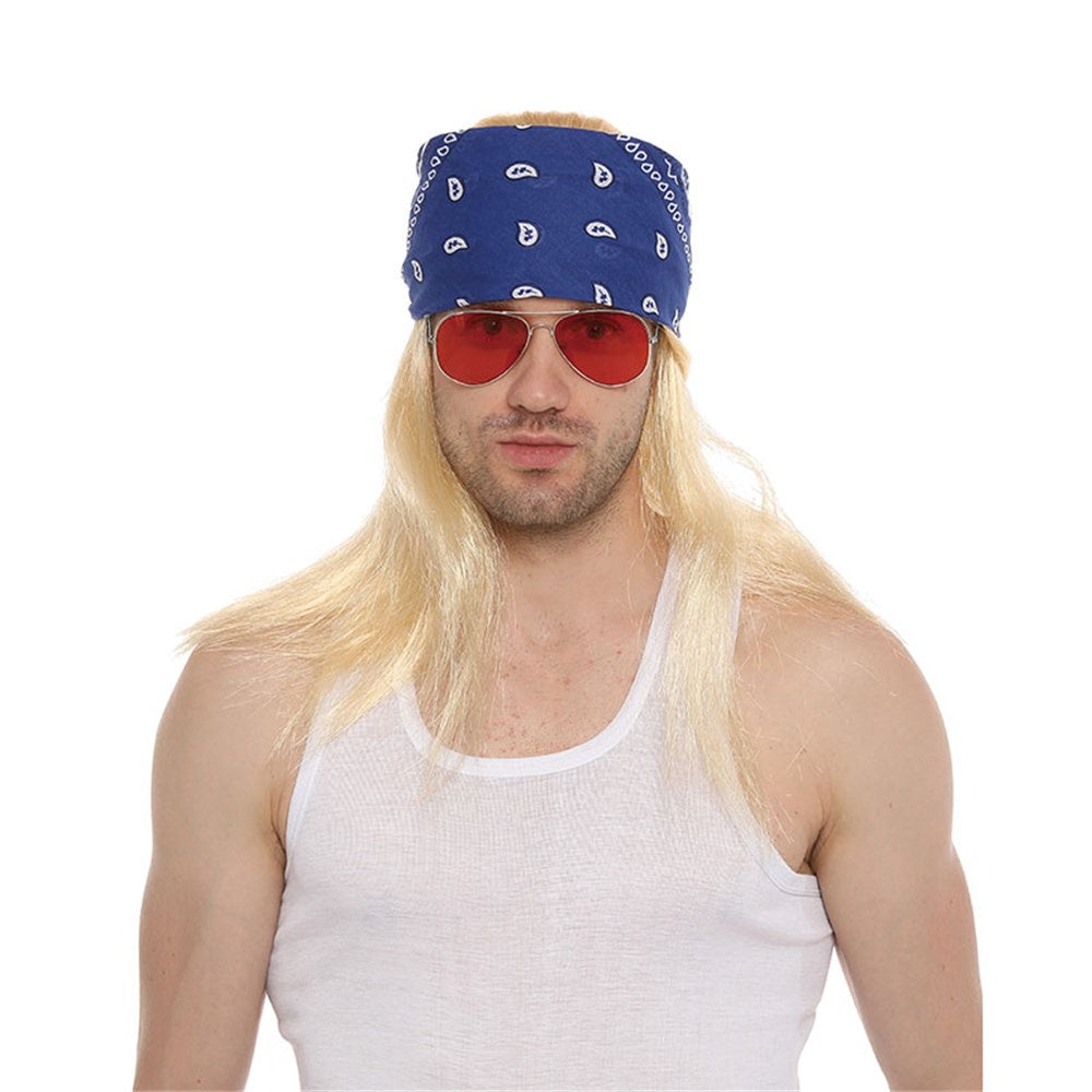ROCKER WIG & BANDANA