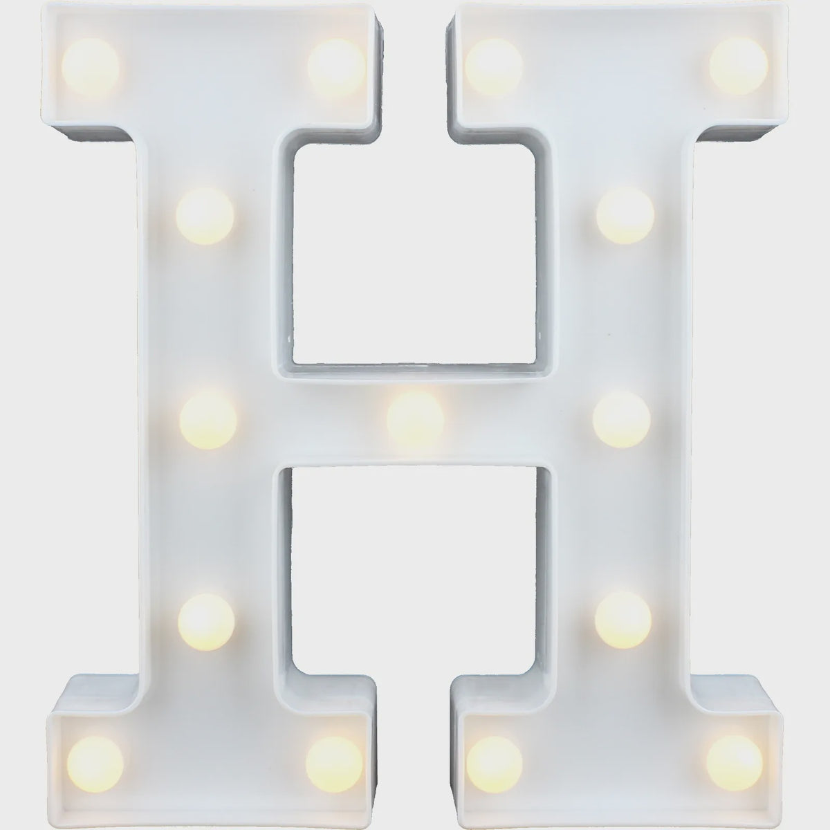LED LETTER LIGHT H